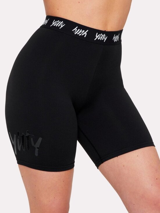 YITTY | Shorts | Yitty By Fabletics Major Label Shaping High Waist Logo ...